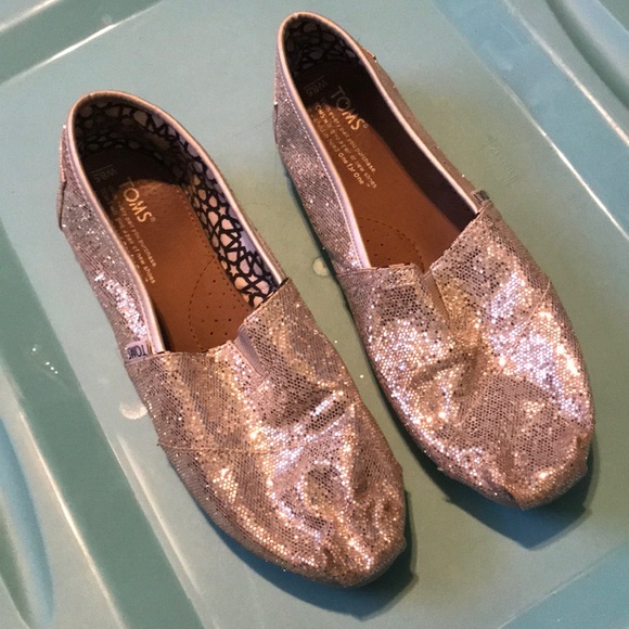 Toms | Shoes | Sparkly Toms | Poshmark